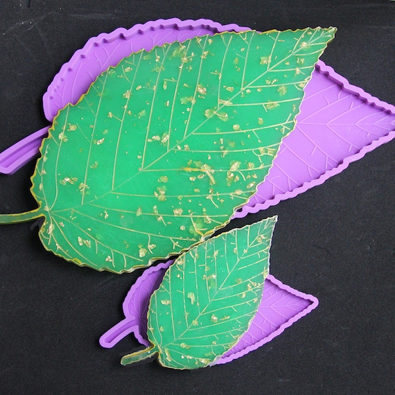 Silicone Resin Big and Small Size Leaf Mold Irregular Design | Etsy