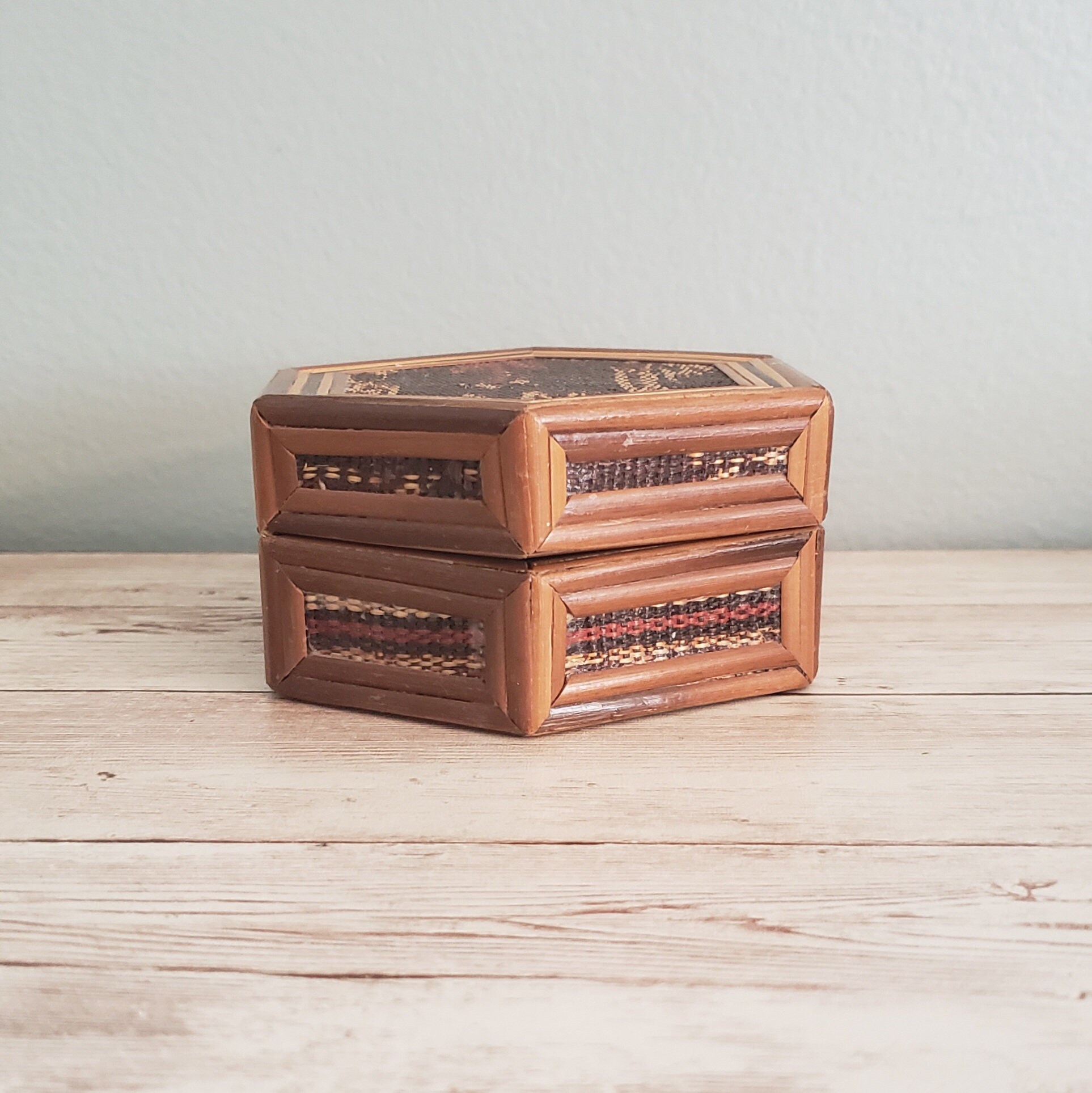 Wooden Mini Hexagon Trinket Box - Etsy