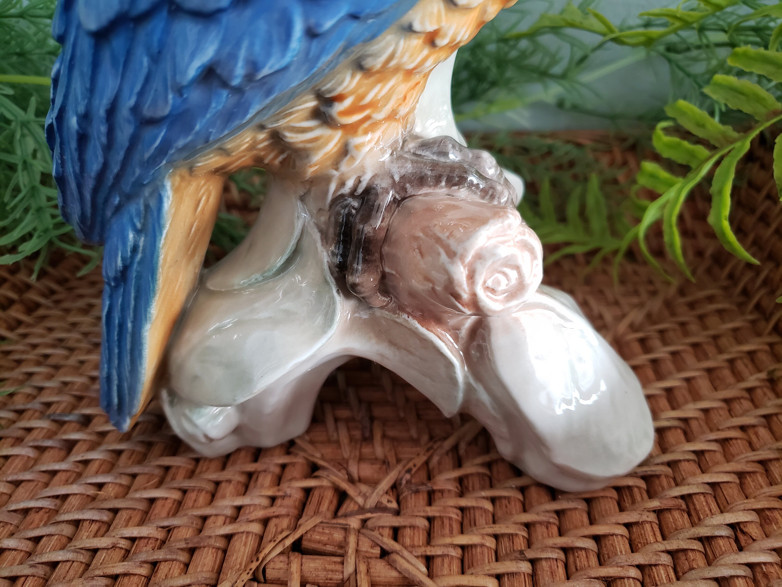 Vintage West Germany W. Goebel Multi Color Parrot Figure, Porcelain ...