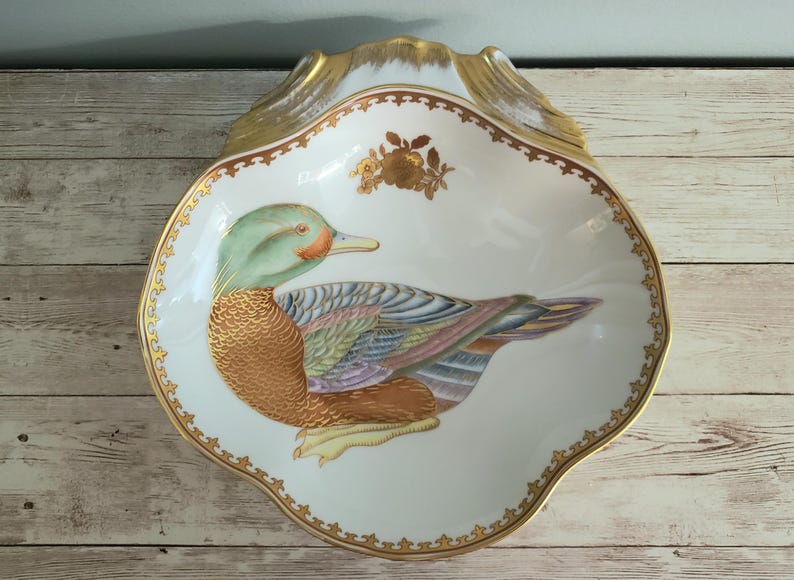 Vista Alegre Portugal Mottahedeh Mallard Reproduction Museum Porcelain ...
