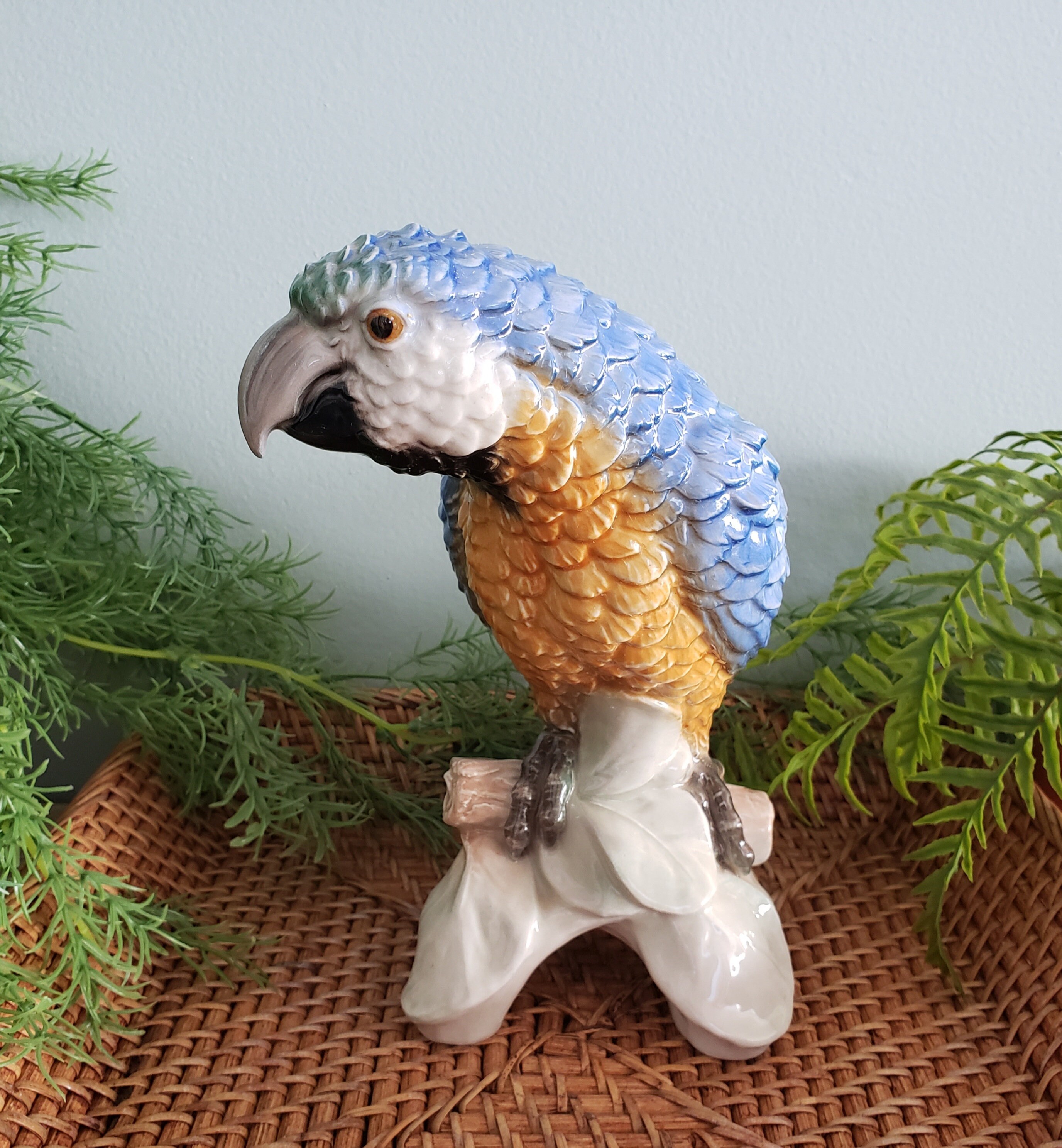 Vintage West Germany W. Goebel Multi Color Parrot Figure - Etsy