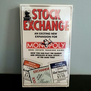 Monopoly Stock Exchange Board Game - Etsy