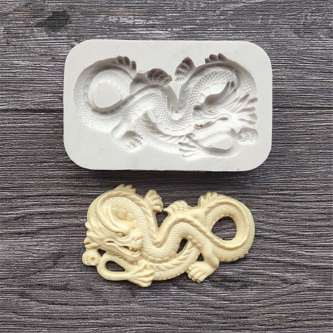 Dragon Silicone Mold Baby Birthday Cake Border Fondant Molds - Etsy