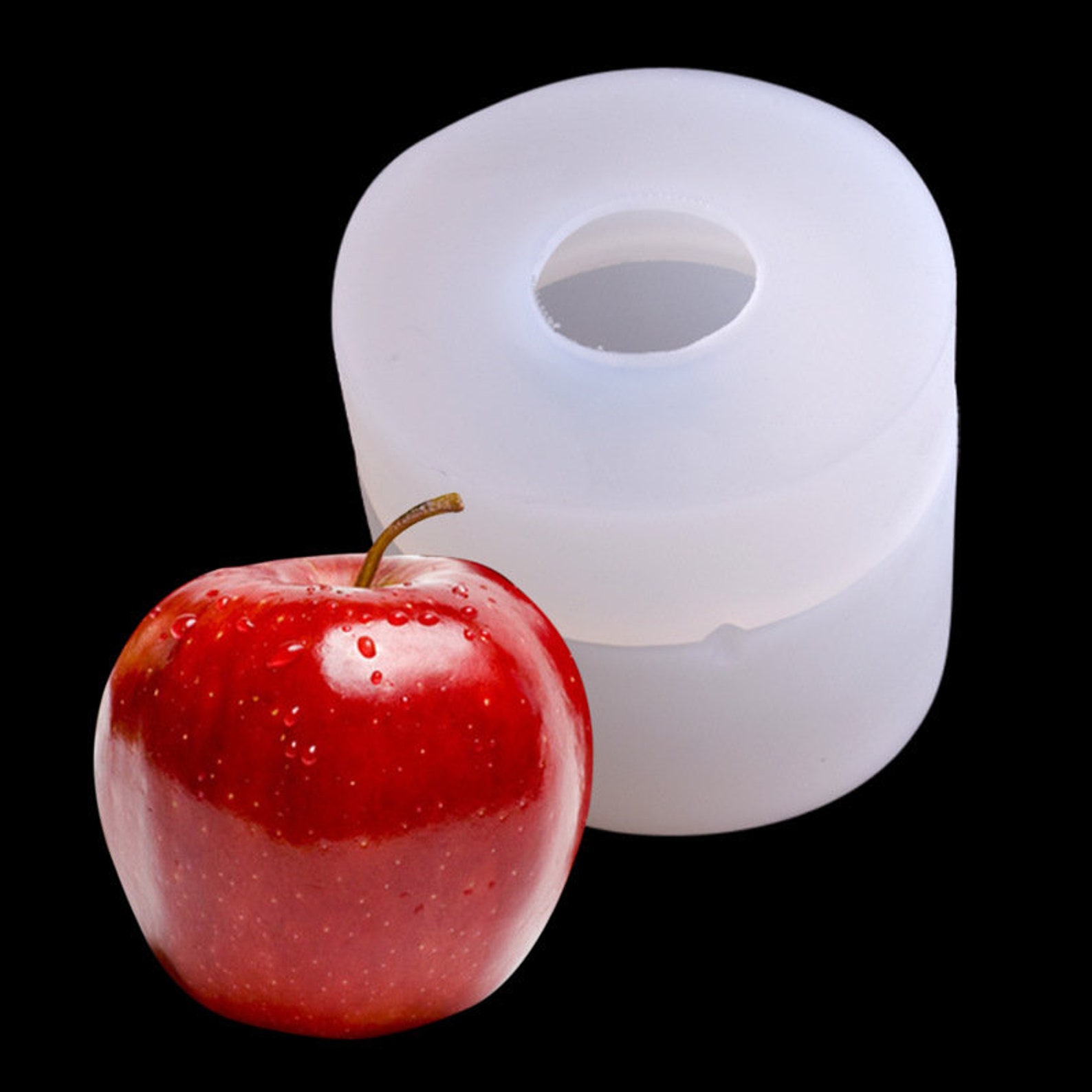 3D Apple Silicone Mold DIY Mousse Cake Baking Ice Cream Clay - Etsy