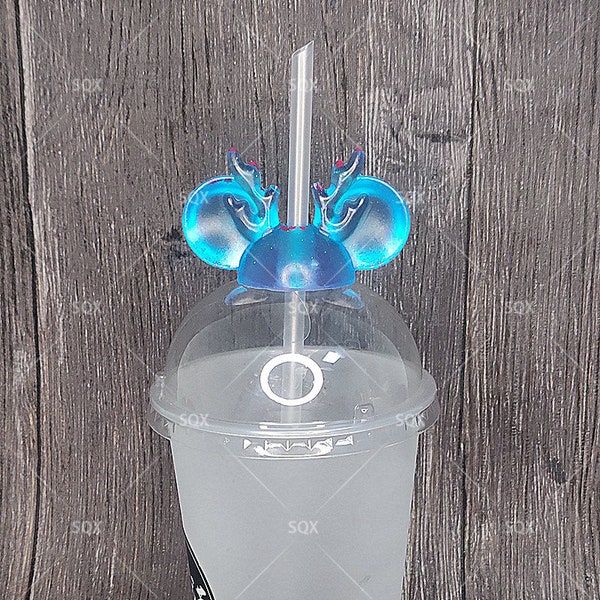 Mickey Mouse Straw Topper - Etsy