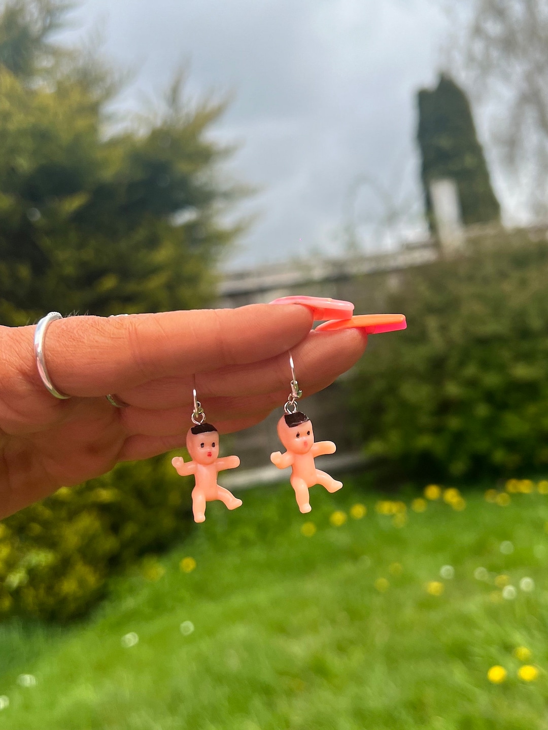 Y2K Baby Doll Earrings, Funky Weirdcore Jewelry - Etsy