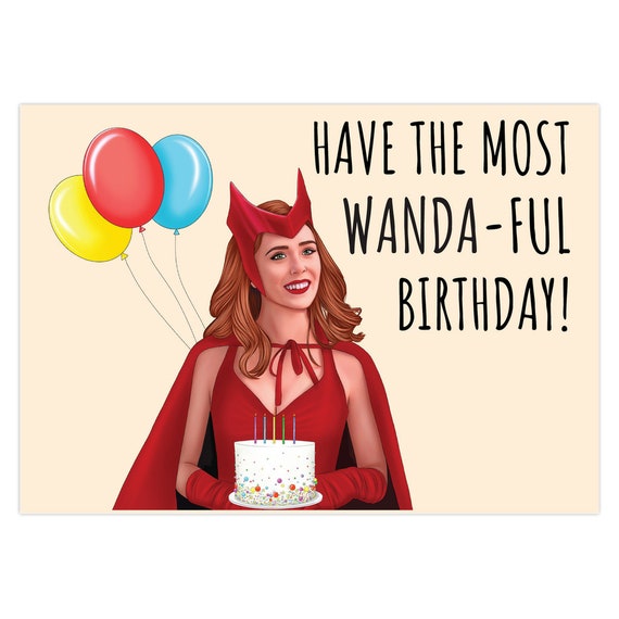 Have the Most Wanda-ful Birthday Card - Etsy