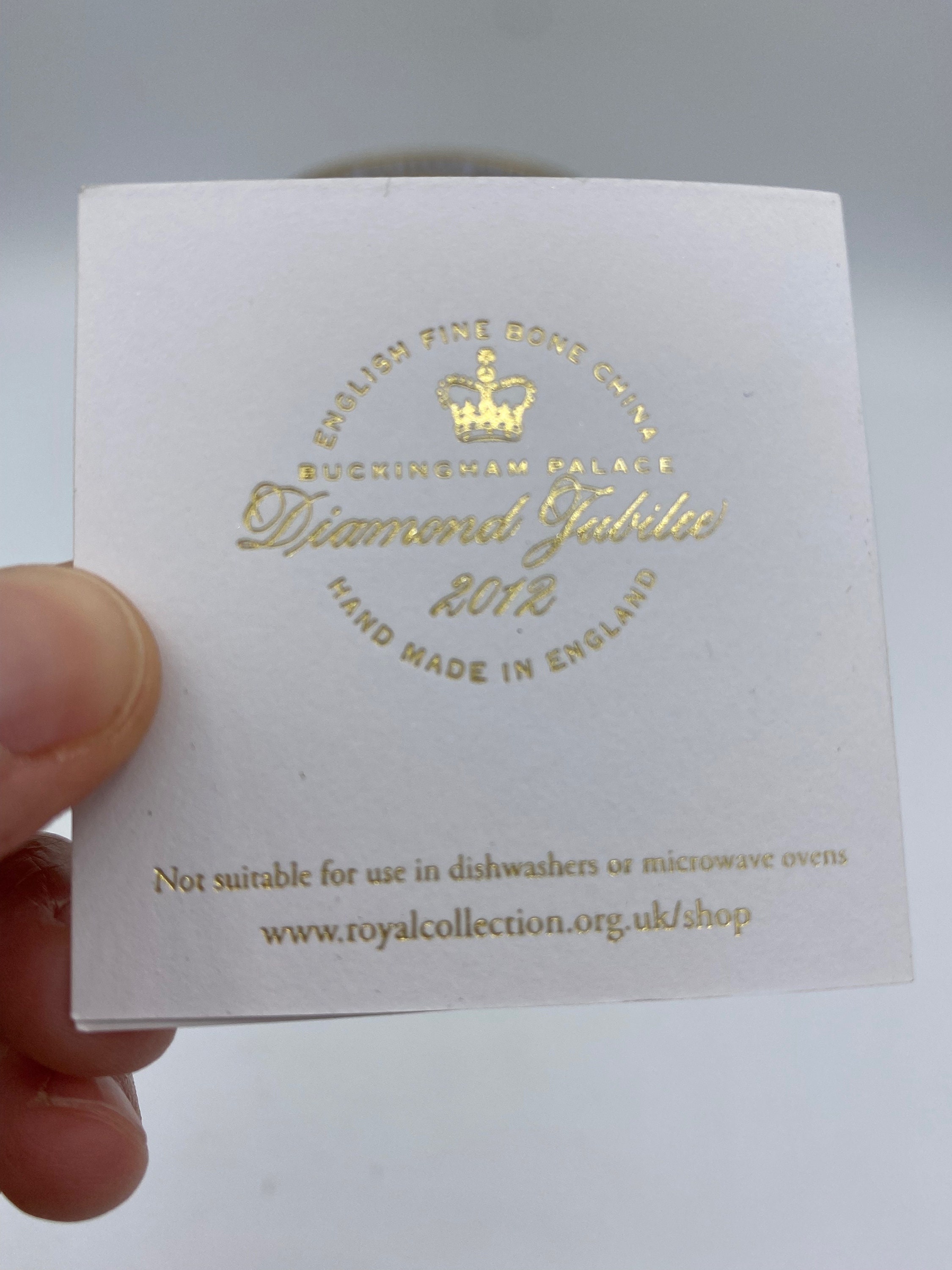 Queen Elizabeth Diamond Jubilee Royalty Cup - Etsy