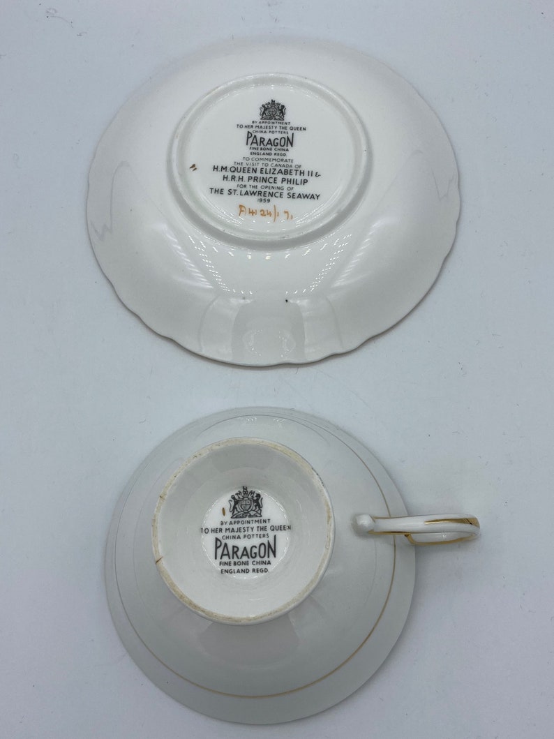 Collectible Paragon Royalty Tea Cup and Saucer - Etsy