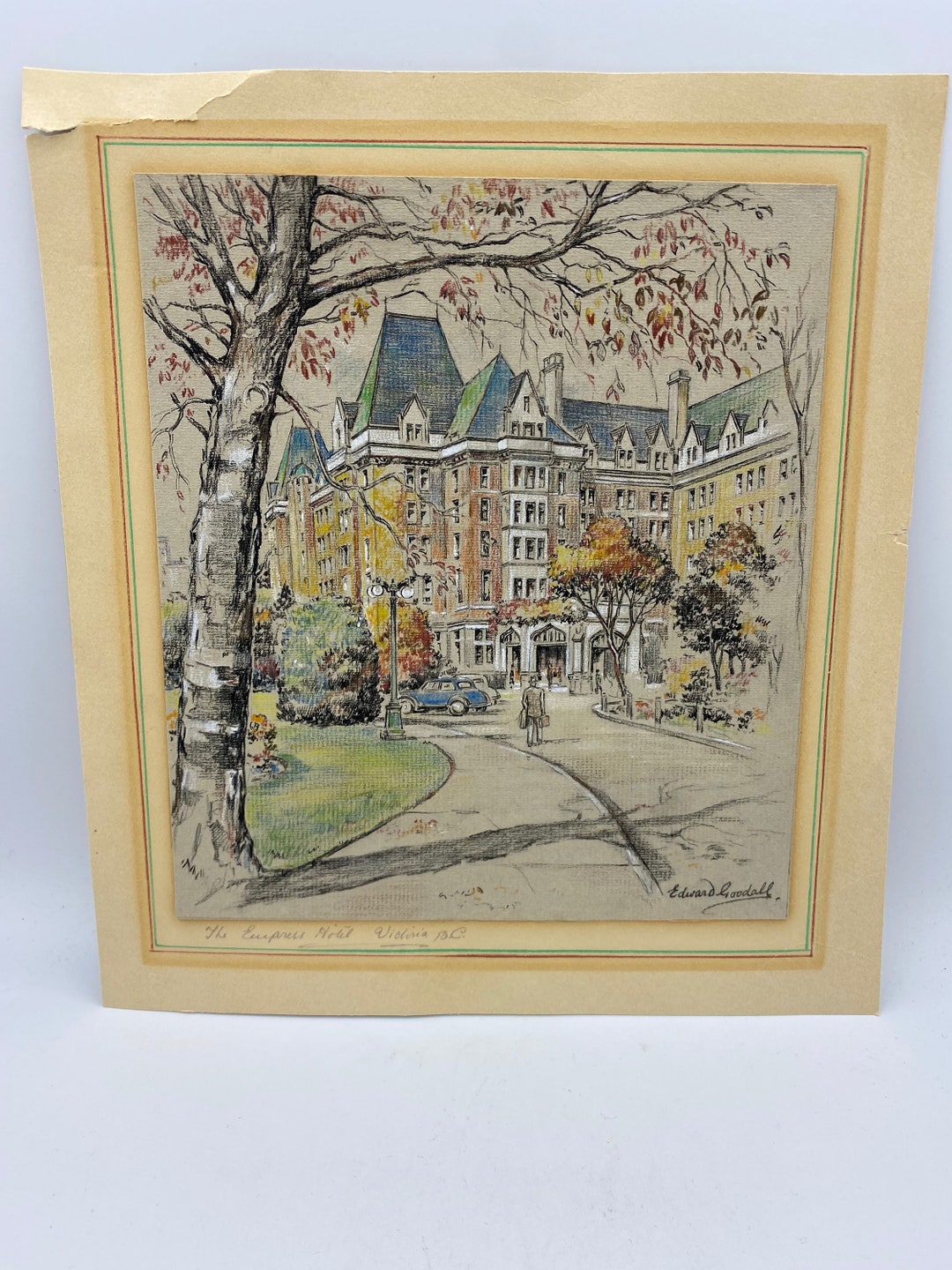 Original Pencil Sketch by Artist Edward Goodall of the Empress - Etsy