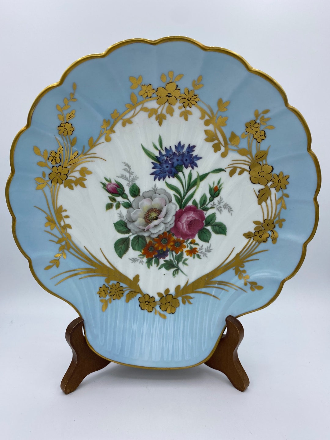 Beautiful Vintage Limoges Shell Plate - Etsy