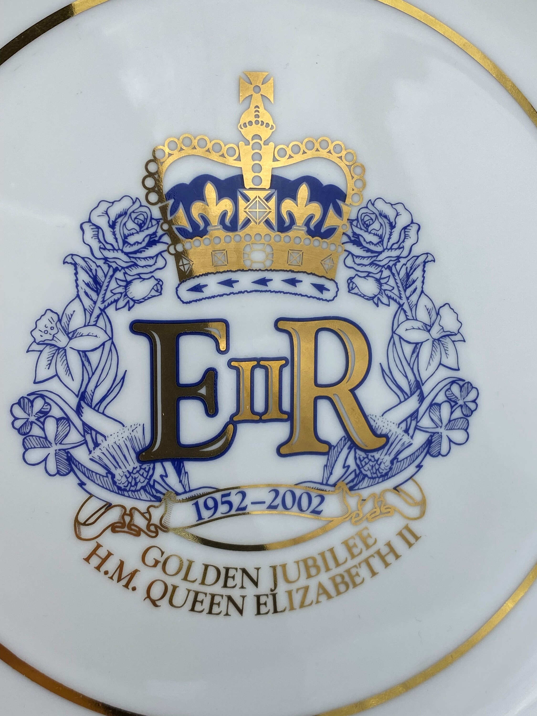 Queen Elizabeth II Golden Jubilee Plate - Etsy
