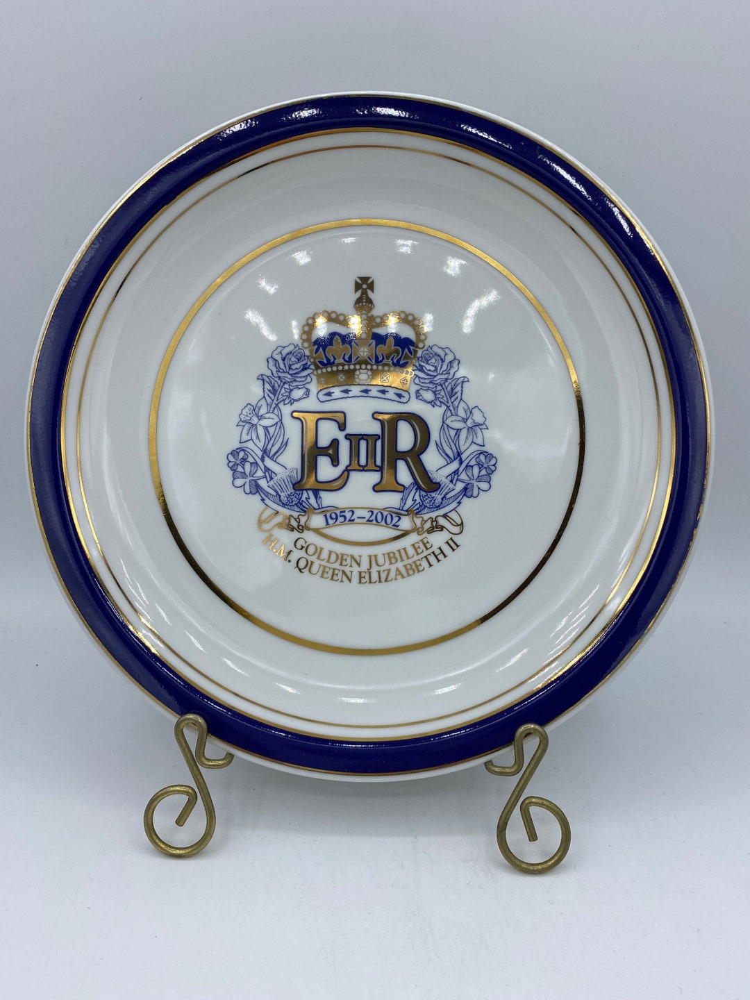 Queen Elizabeth II Golden Jubilee Plate - Etsy