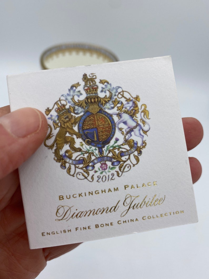 Queen Elizabeth Diamond Jubilee Royalty Cup - Etsy