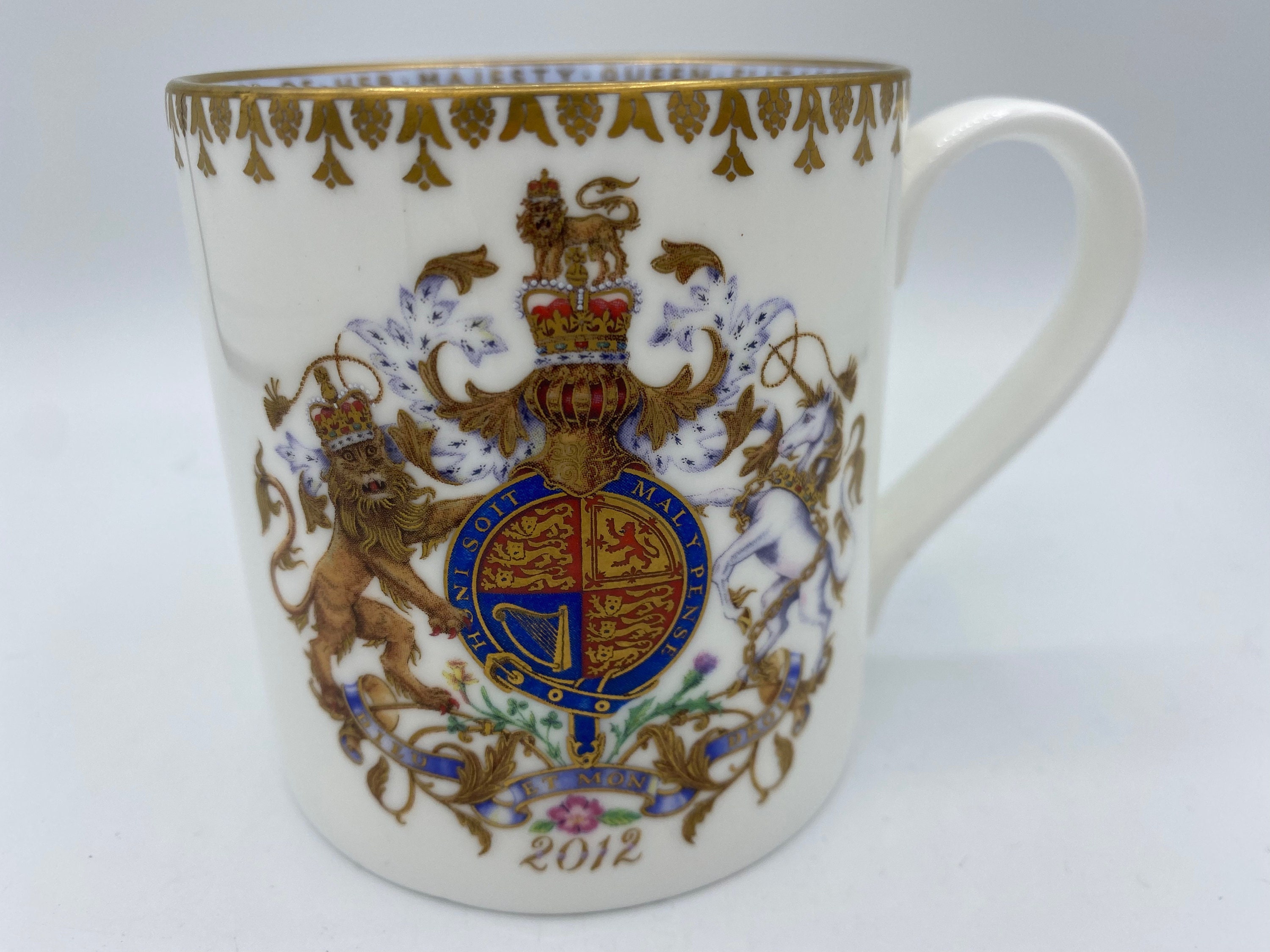 Queen Elizabeth Diamond Jubilee Royalty Cup - Etsy