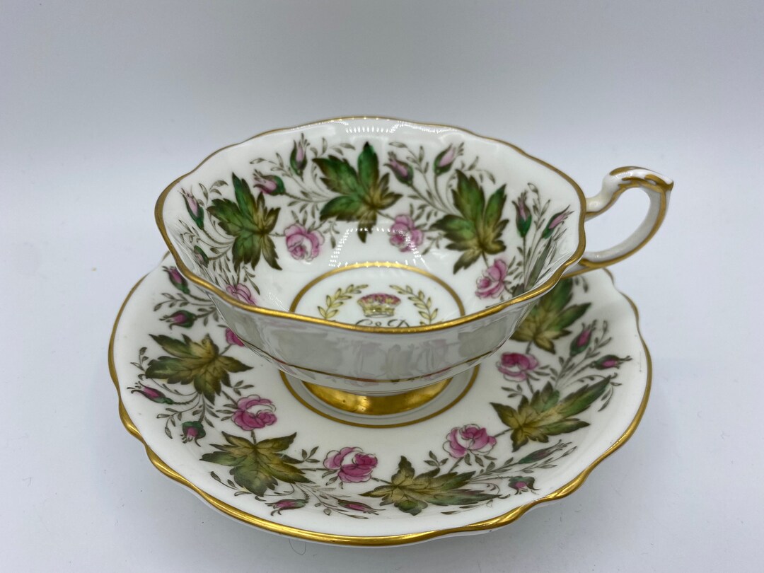 Commemorative Royalty Cup and Saucer Made by Paragon - Etsy