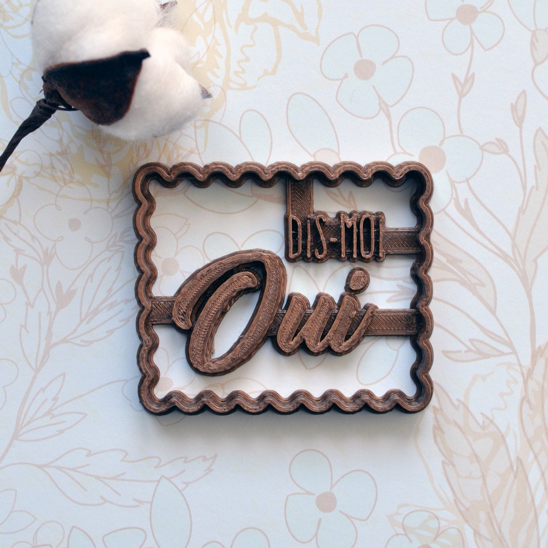 Cookie Cutter Message Tell Me Yes - Cookie Cutter Little Butter Message ...