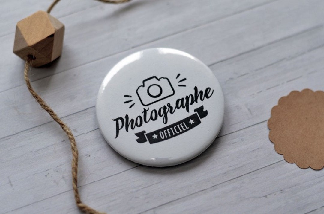 Official Photographer Badge. Wedding Photographer Badge. - Etsy