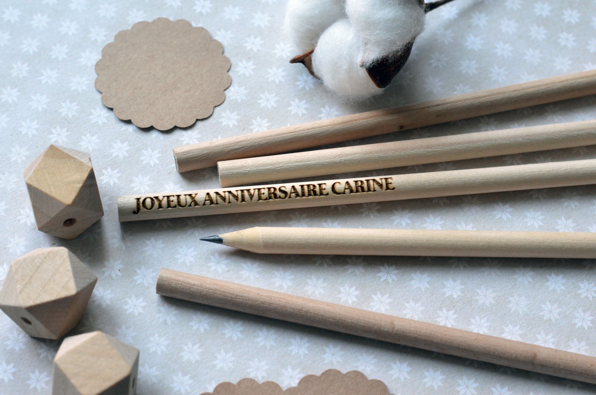 Crayon personnalisé en bois. Crayon avec texte - Etsy Polska