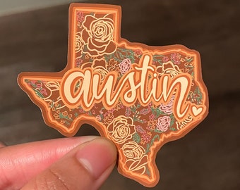 Austin Sticker | Etsy