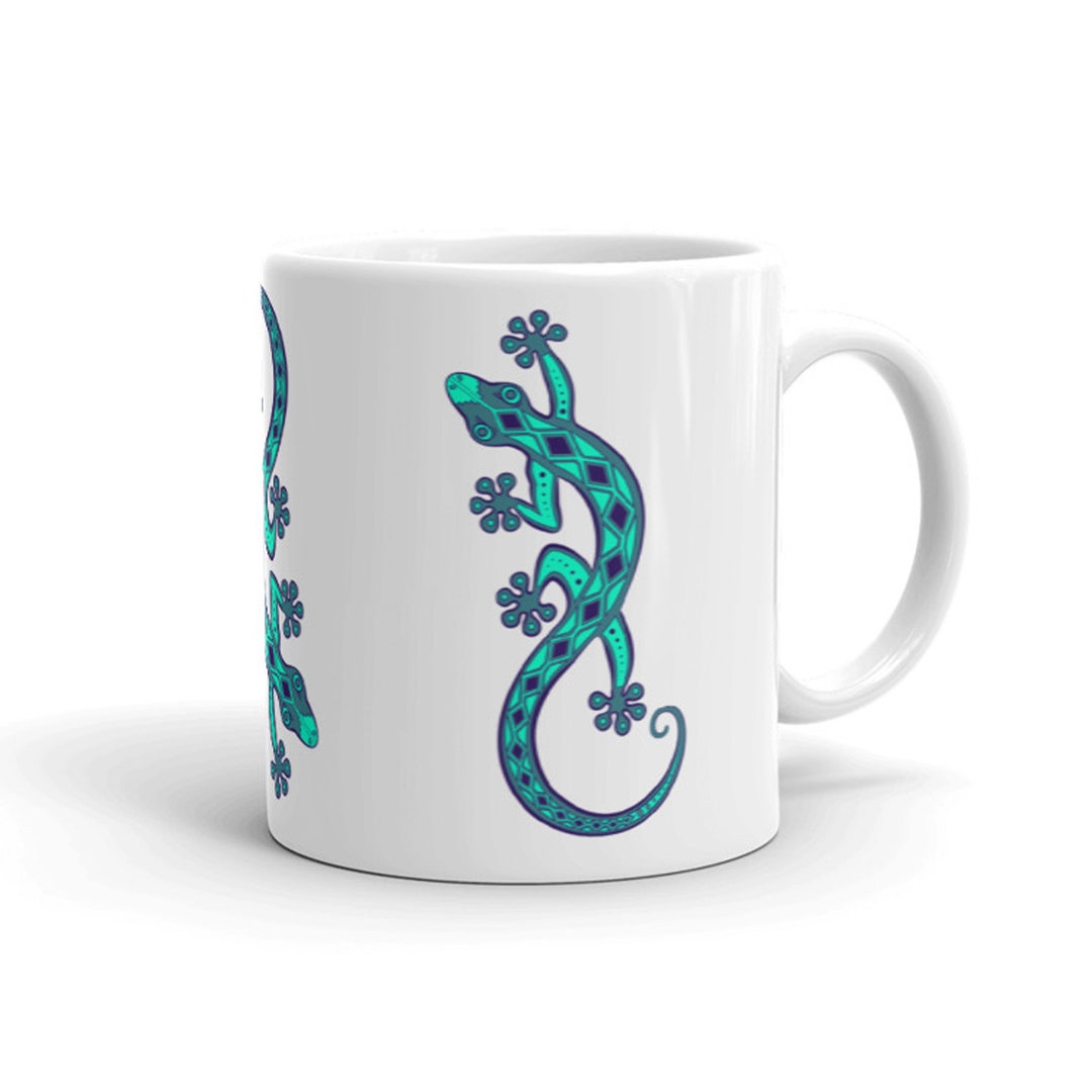 Southwestern Gecko Mug - Etsy