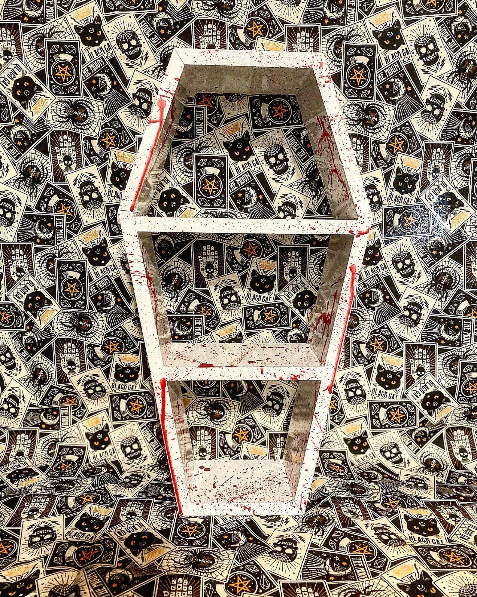 Blood Splatter Coffin Shelf - Etsy