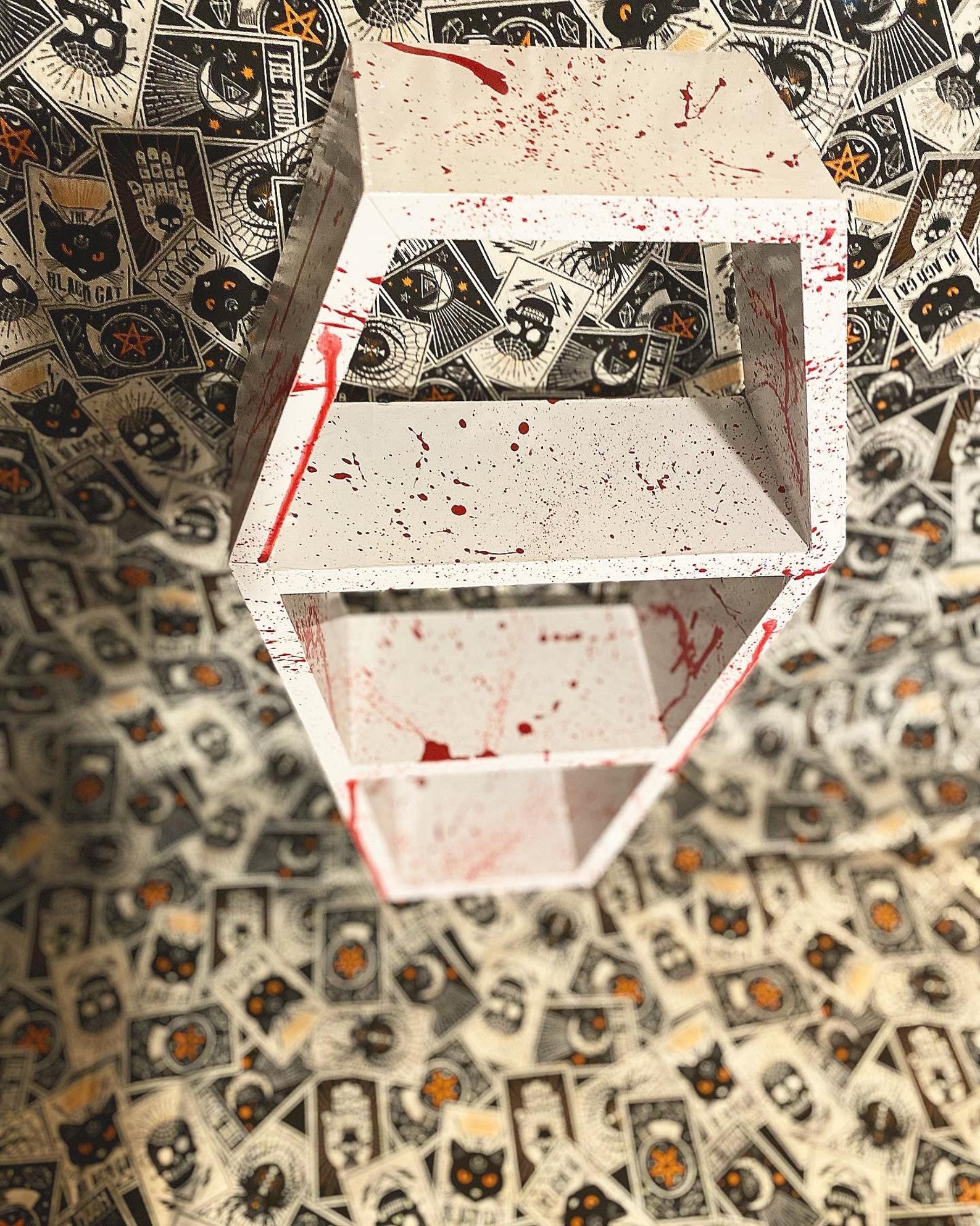 Blood Splatter Coffin Shelf - Etsy
