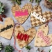 Valentine’s Day Gift Tag, Valentine’s Day Name Tags, 3D Wood Acrylic ...