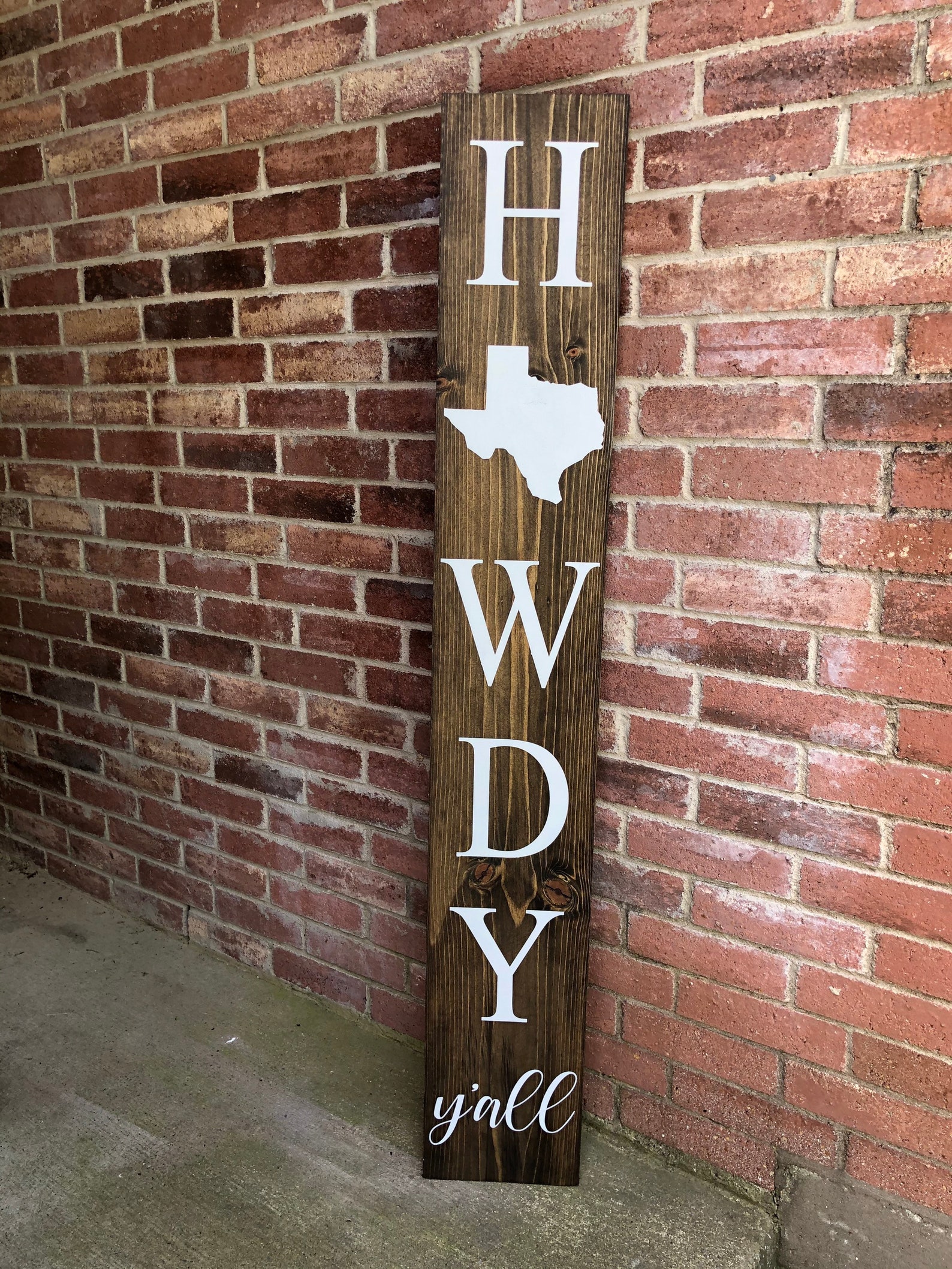 Welcome Porch Sign Howdy Yall Texas Wood Porch Sign Welcome - Etsy