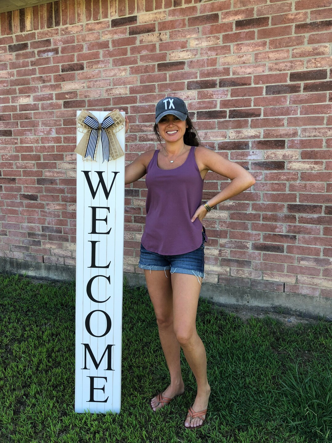 Farmhouse Shiplap Welcome Sign for Front Porch, Porch Sign, Front Porch ...