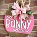 Happy Easter Door Hanger, Every Bunny Welcome Front Door Decor, Bunny ...
