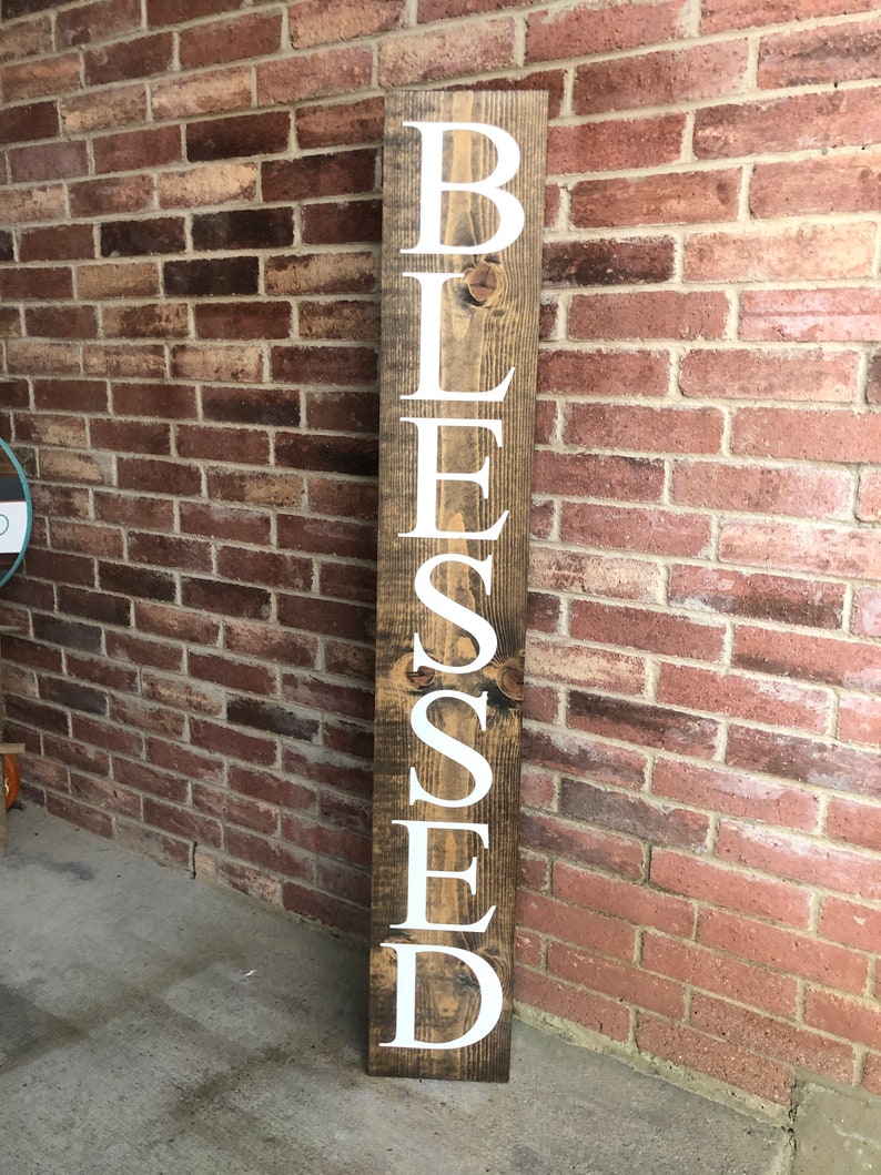 Blessed Welcome Front Porch Sign, Welcome Sign, Porch Sign, Welcome ...