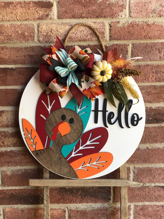 Fall Door Sign Yousoontic 3-Piece Fall Door Decorations Set - DIY ...