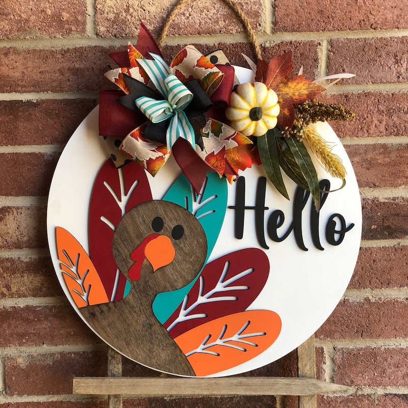 Fall Wreath Signs - Etsy