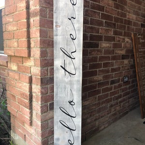 Hello There Welcome Sign for Front Porch, Door Sign, Outdoor Porch ...
