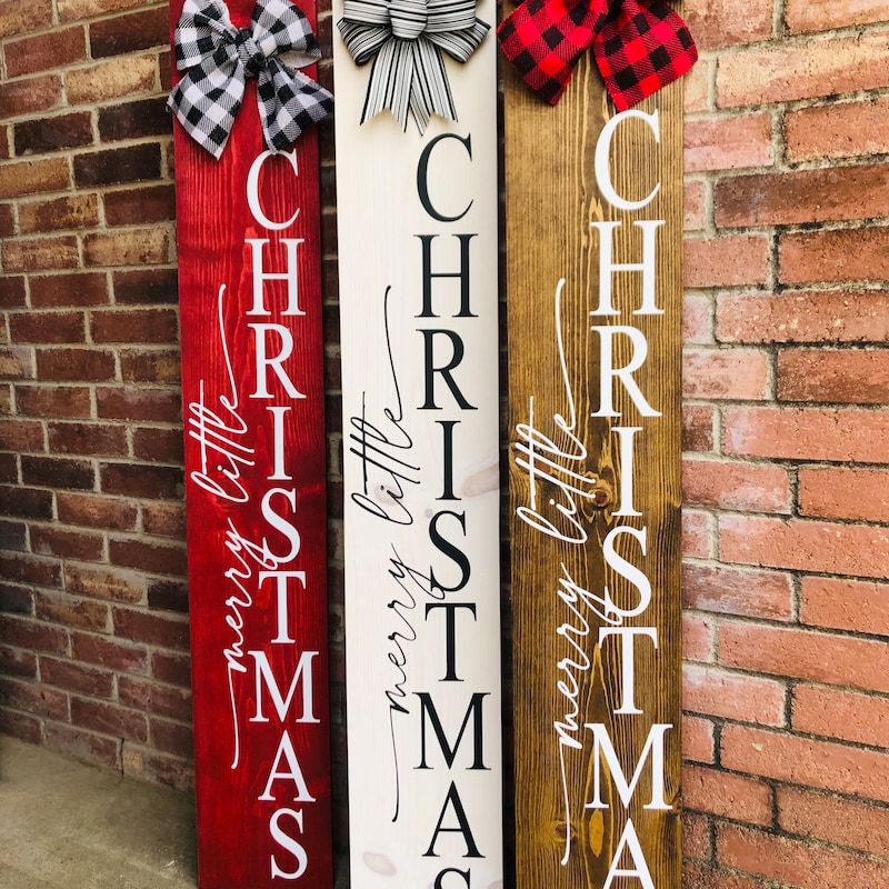 72 Vertical Wood Sign Porch - Etsy