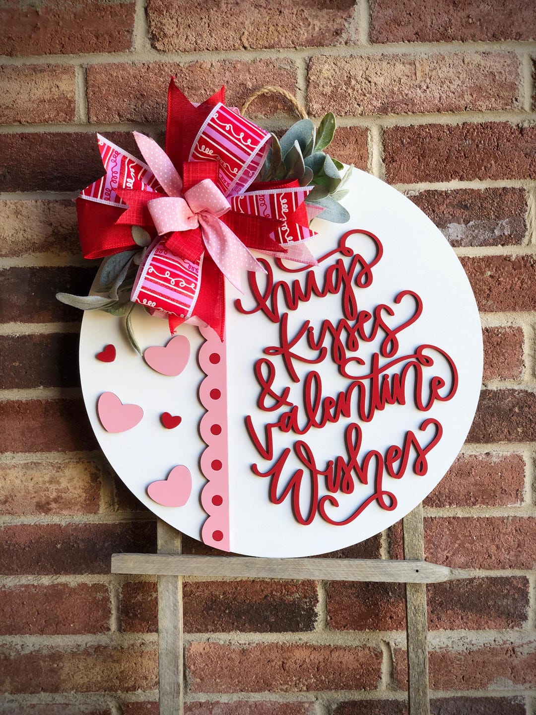 Valentines Front Door Decor, Valentines Wreath, Happy Valentines Day ...