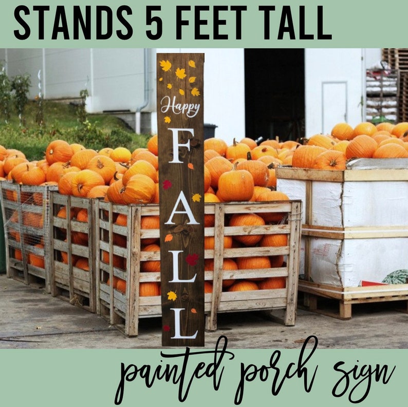 Fall Welcome Sign for Front Porch, Happy Fall Y’all Welcome Porch Sign ...