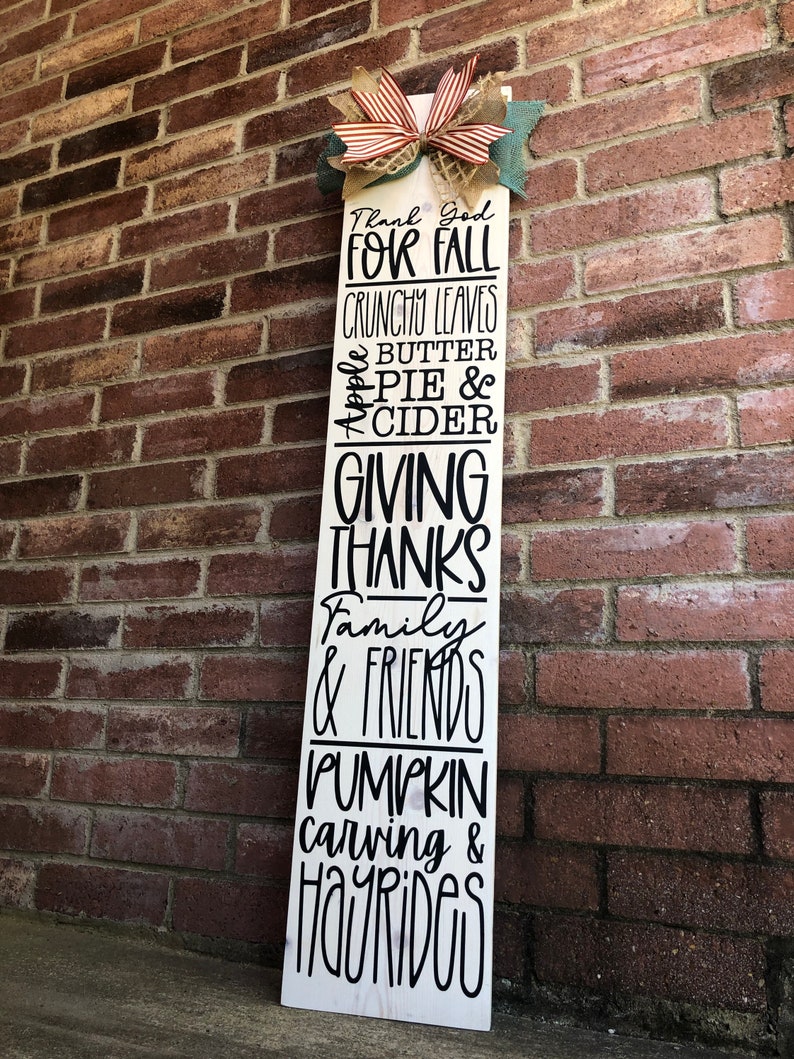 Fall Welcome Sign for Front Porch Happy Fall Sign Fall Sign - Etsy