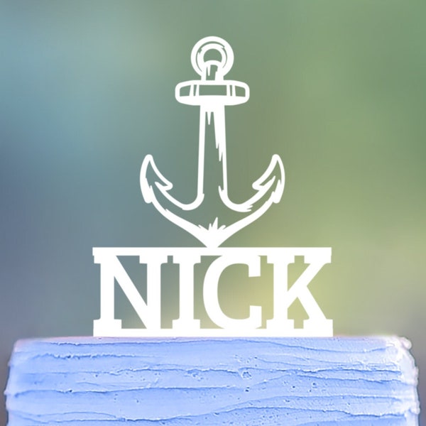 Nautical Cake Topper - Etsy UK