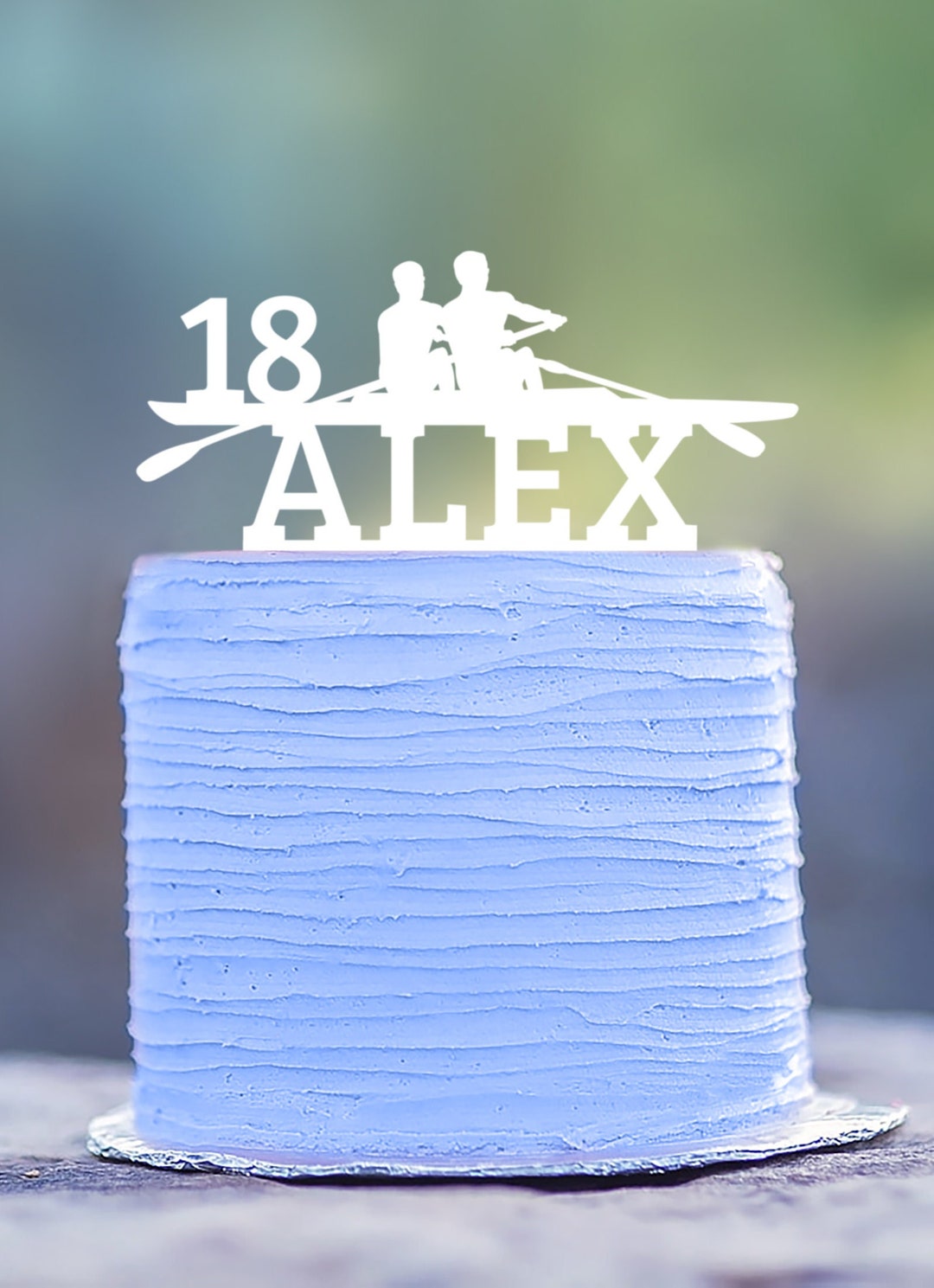 Rowing Cake Topper Kayak Cake Decorations Canoe Cake Topper - Etsy