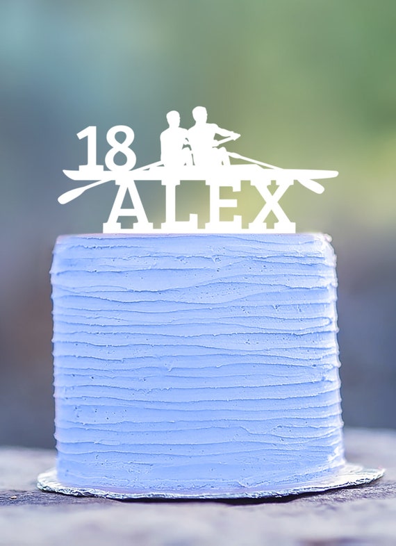 Rowing Cake Topper Kayak Cake Decorations Canoe Cake Topper - Etsy