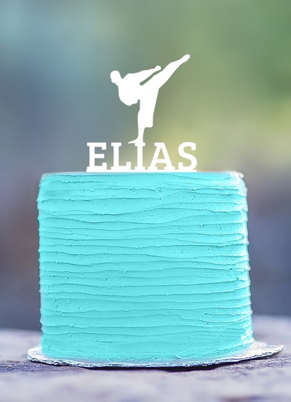 Karate Cake Topper Martial Arts Cake Topper Karate Cake | Etsy