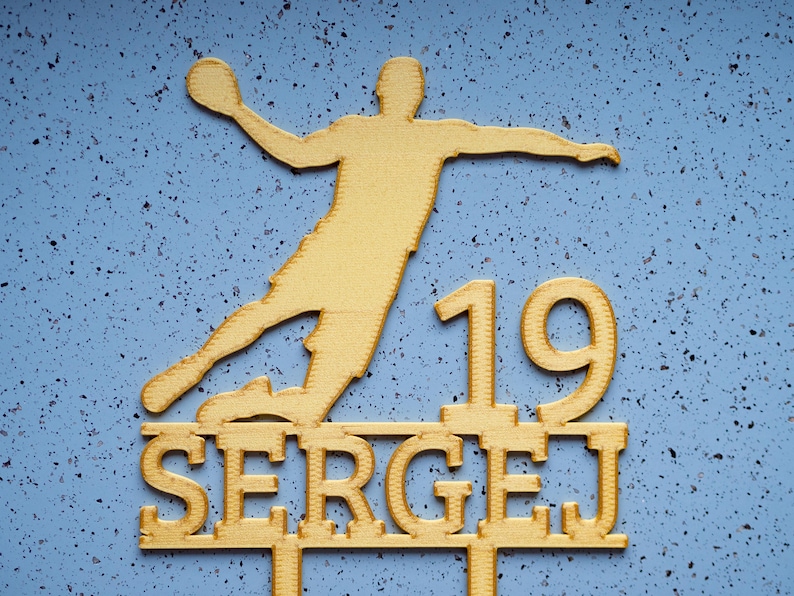 Handball Cake Toppers Handball Toppers Handball Player Cake - Etsy