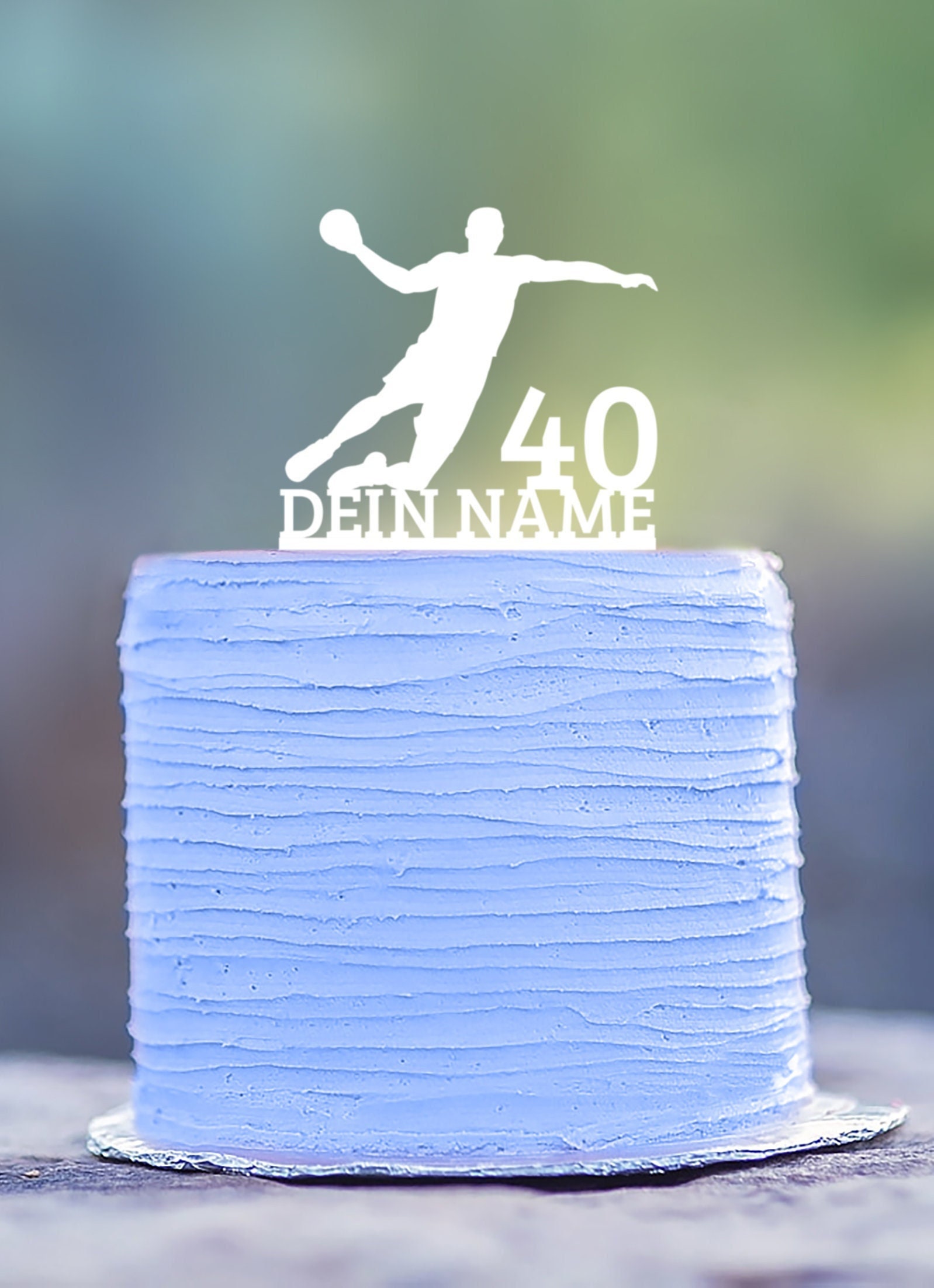 Handball Cake Topper Handball Kuchendeko Handball - Etsy