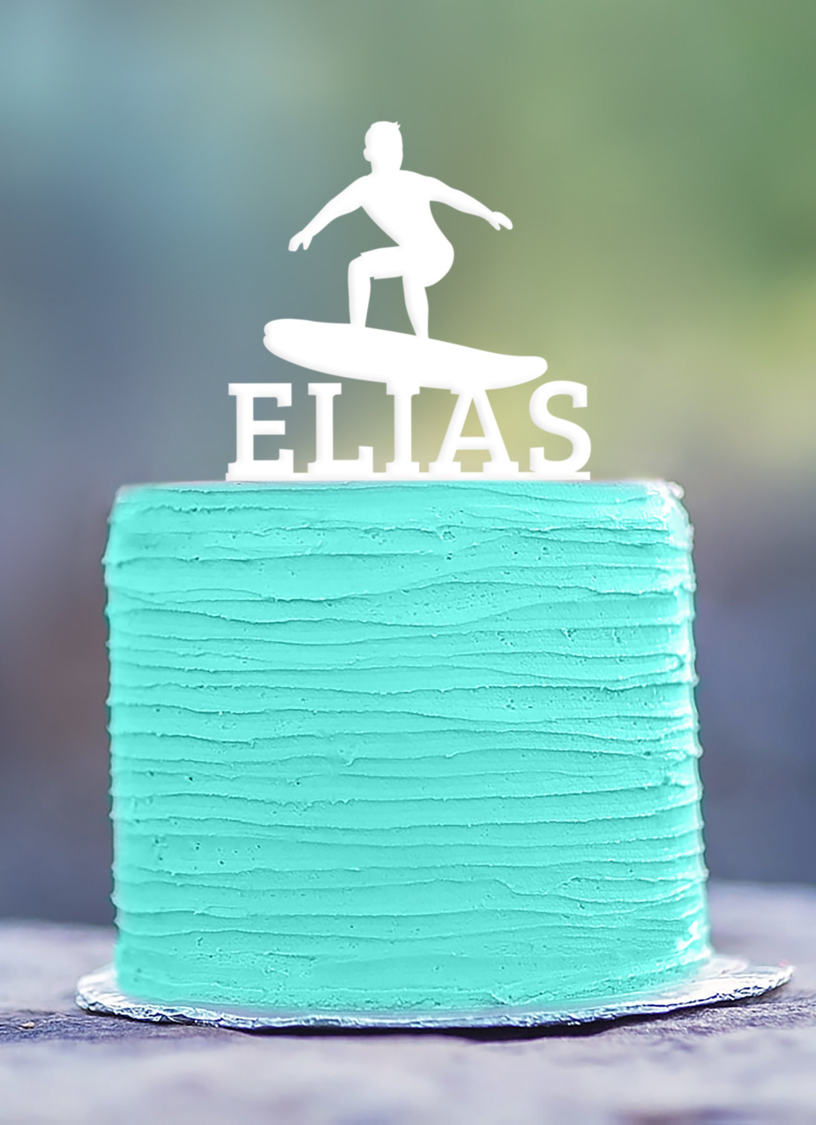Surfing cake topper Surfboard cake topper Surfing cake | Etsy