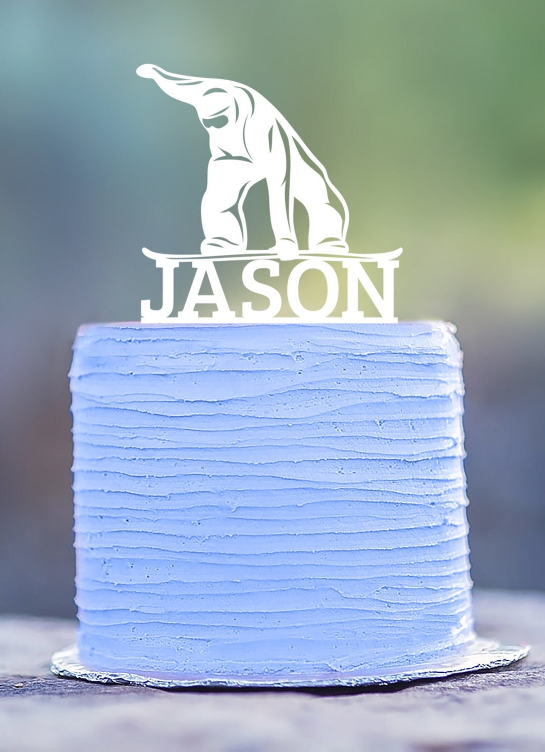 Snowboard Cake Topper, Snowboard Cake Decoration, Snowboarder Cake ...