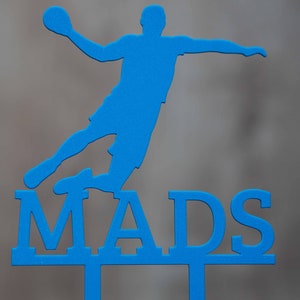 Handball Cake Toppers, Handball Toppers, Handball Player Cake ...