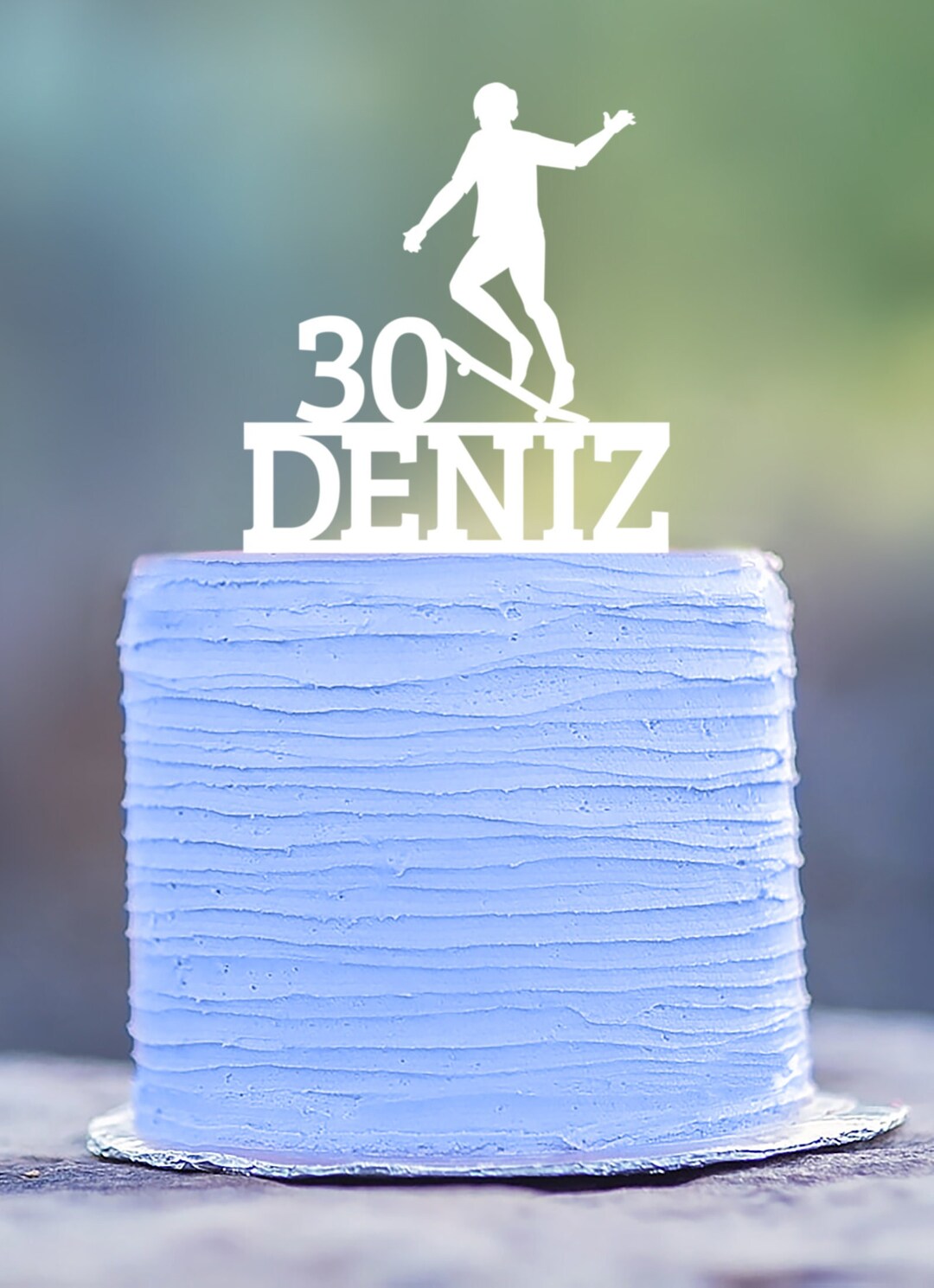Skater Boy, Skateboard Cake Topper, Skateboard Topper, Skating Cake ...