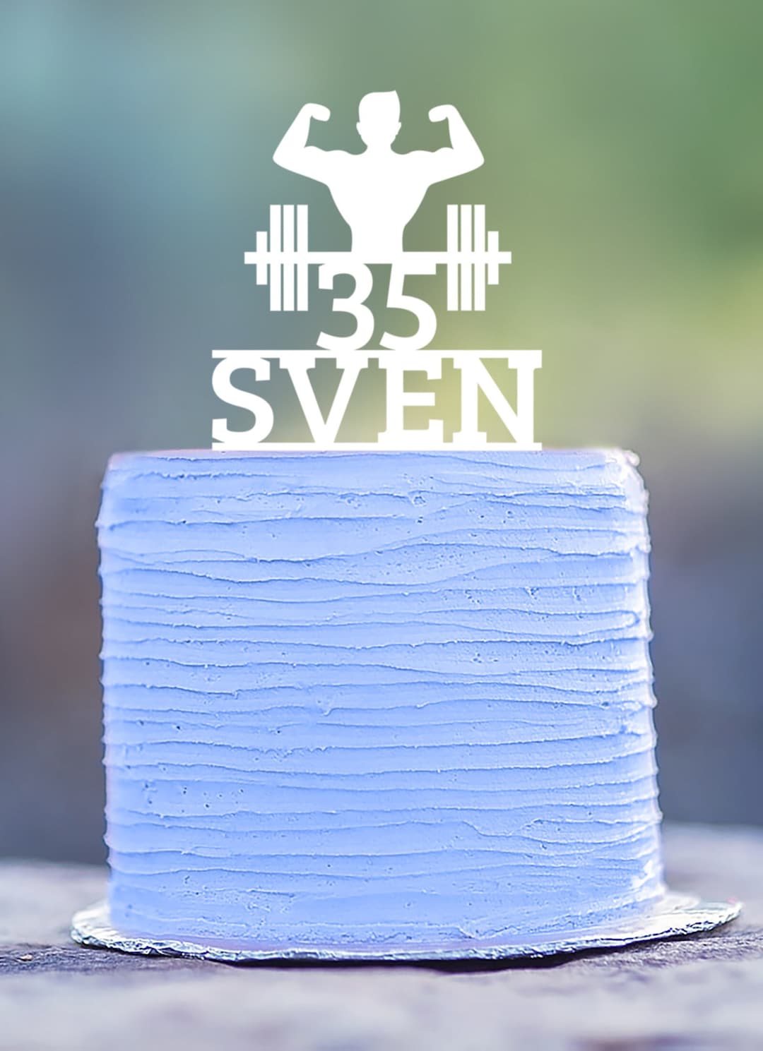 Weight Lifting Cake Topper, Gym Cake Topper, Sport Cake Topper, Fitness Cake Topper, Gym ...